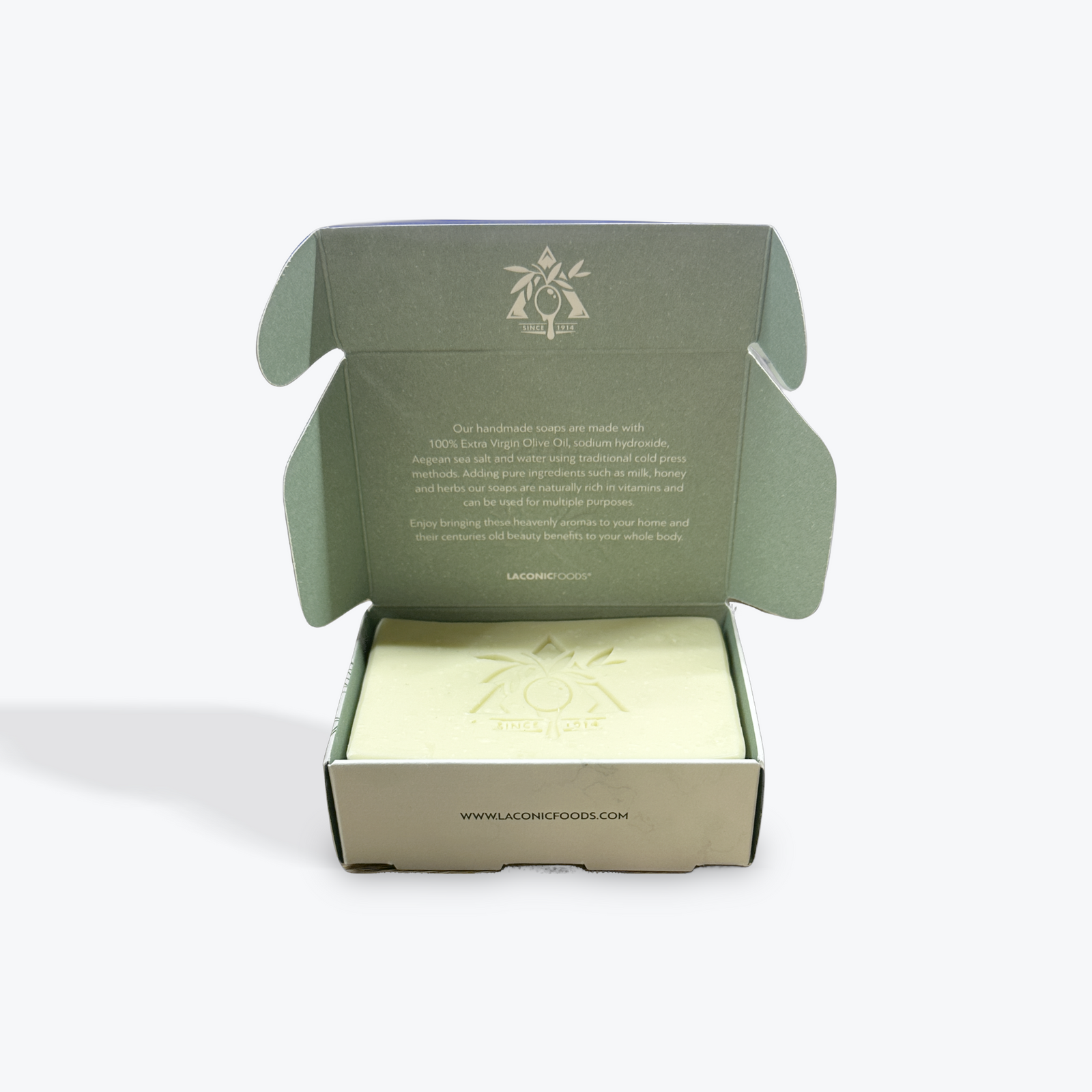 Handmade Extra Virgin Olive Oil Soap | Traditional Green Soap Bar | All ...